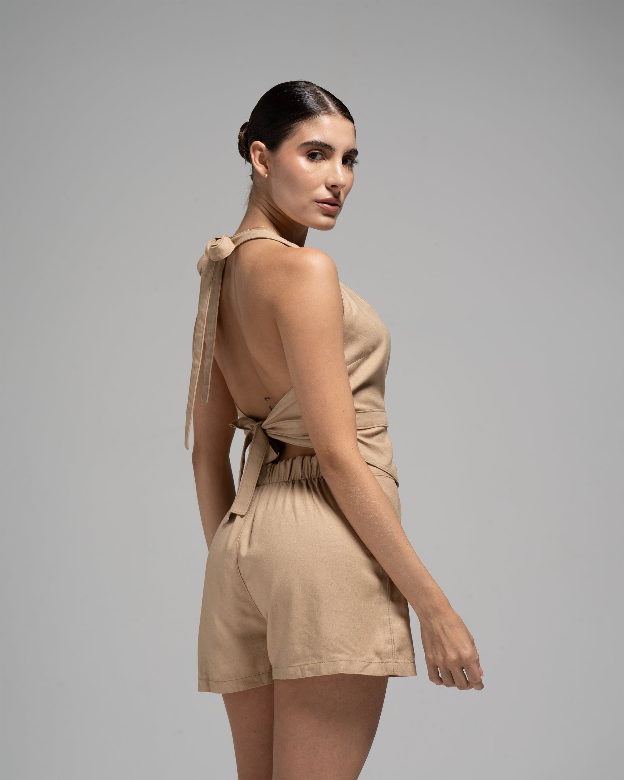 UPFEMME SET ESCOTADO CAQUI REF UP-2722