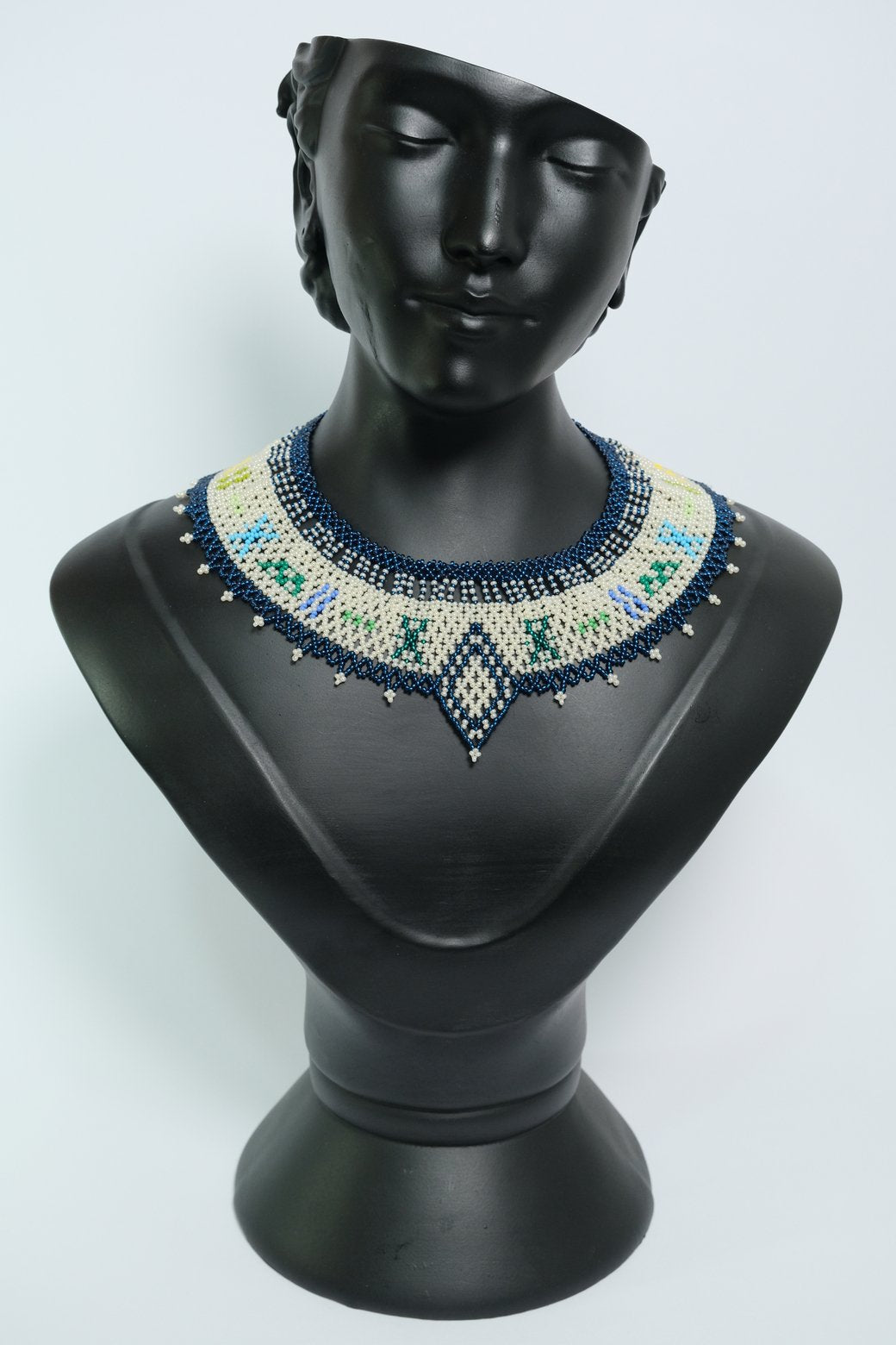 Ocean Ancestry Collar – Collar Artesanal Statement de Chaquiras Inspir