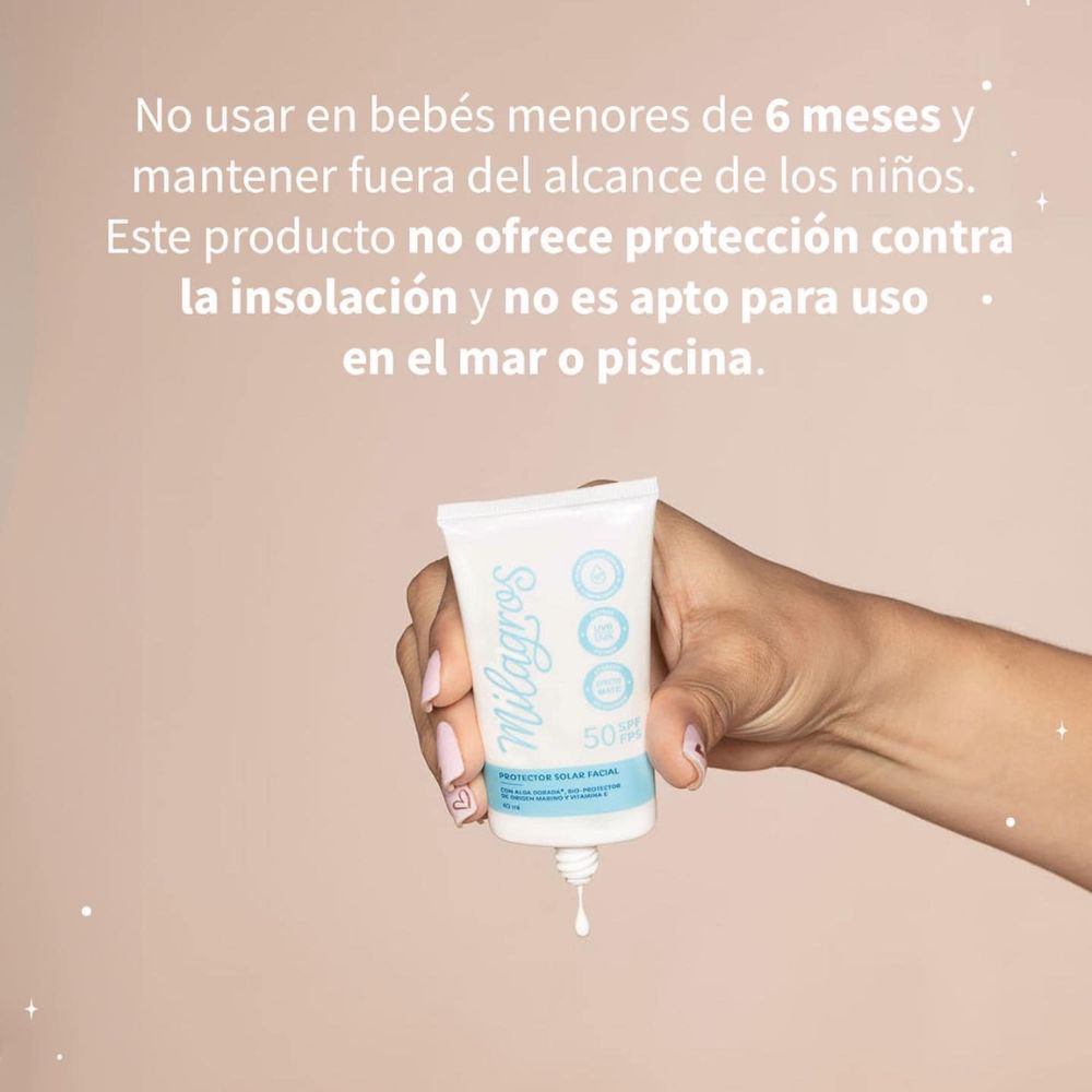 Milagros Protector Solar Sin Color 40ml (2 pack)