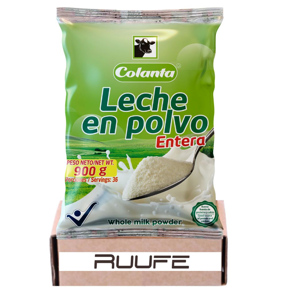Leche Colanta en polvo (1 pack) Leche colanta en polvo entera en bolsa